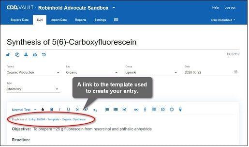 Vault Snack #9 – Creating ELN Templates