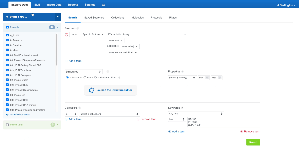 Chemical Registration System | CDD Vault