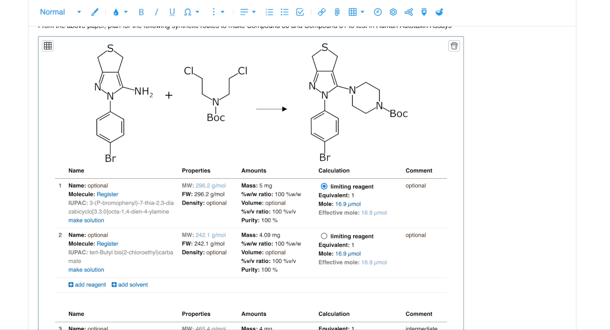 Chemical Registration System | CDD Vault