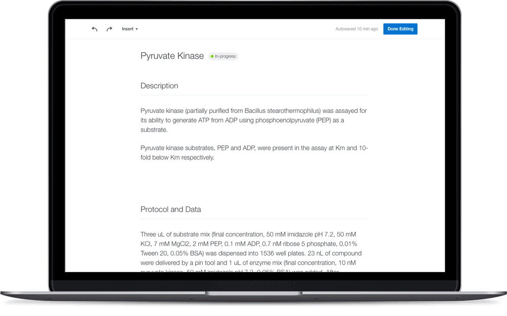 Electronic Lab Notebook | CDD Vault